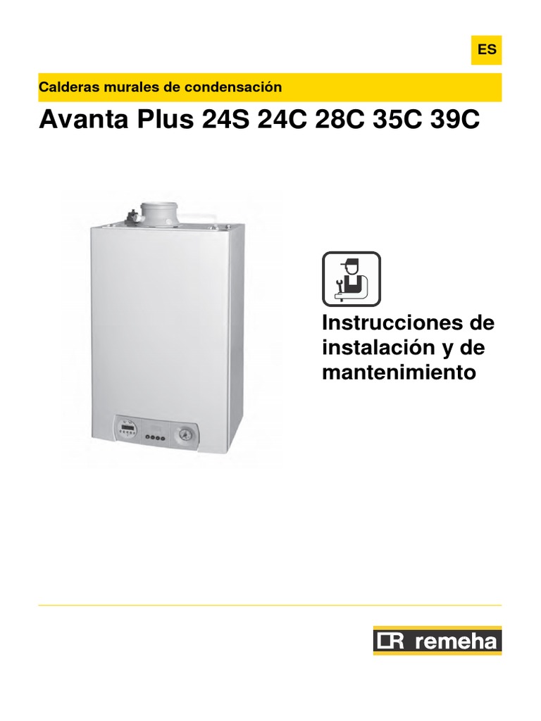 Avanta Plus Caldera | PDF | Termostato | Ingeniería mecánica