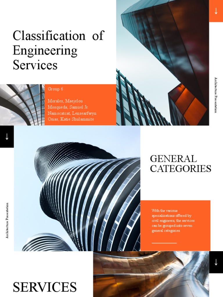 G6 - Classification of Engg Services | PDF | Civil Engineering | Employment