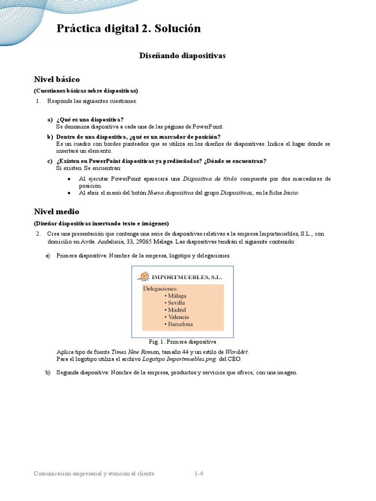 UD 12 Practica Digital 2 Solucion | PDF | Microsoft PowerPoint | Microsoft Excel