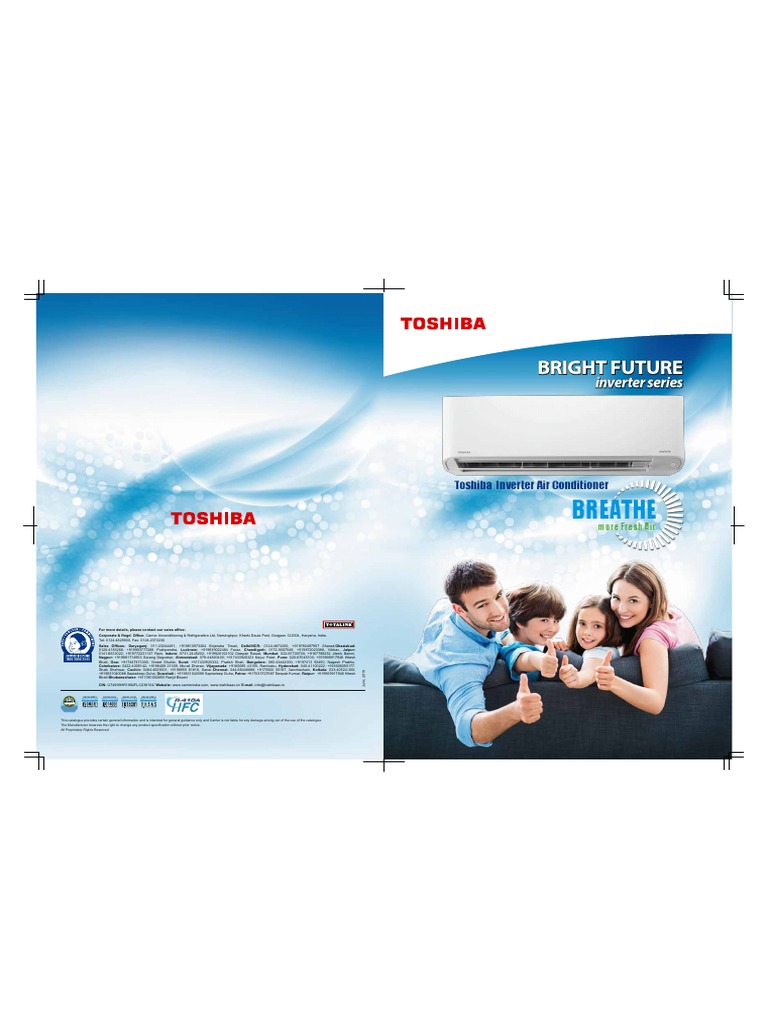 Toshiba Inverter Air Conditioner Guide | PDF | Air Conditioning ...