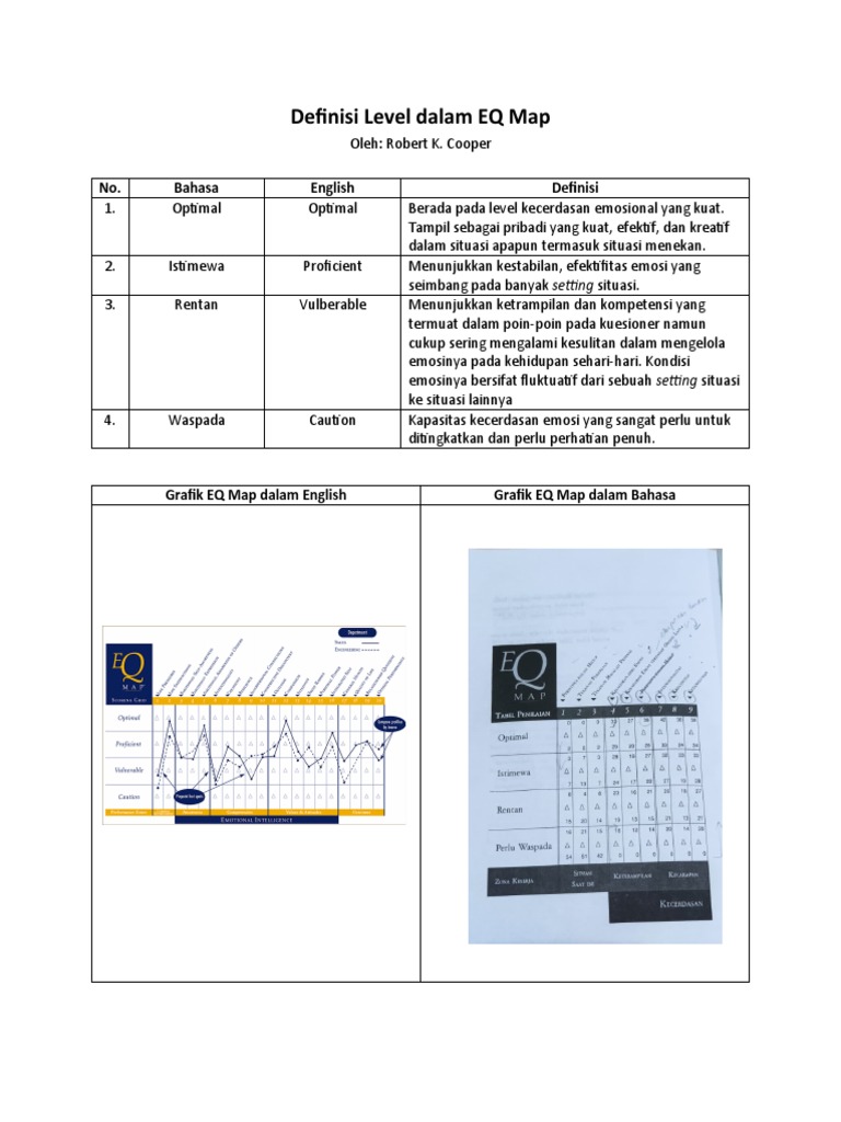 Definisi Level Dalam EQ Map | PDF
