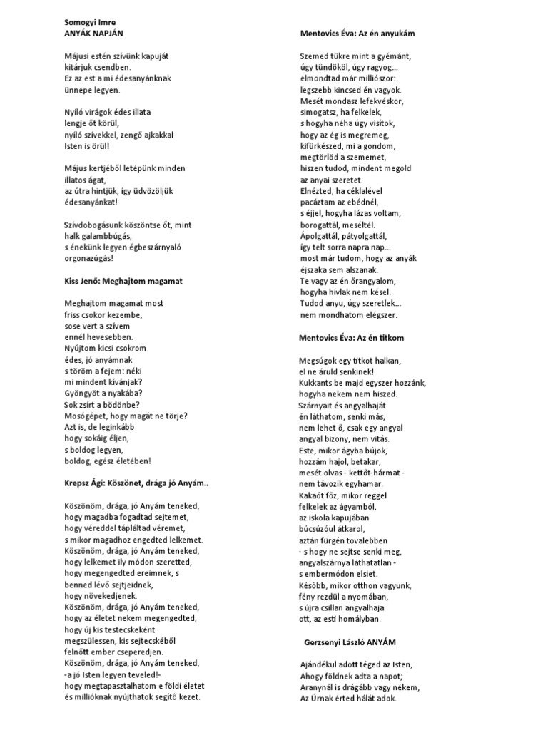 Anyak Napi Versek2014 | PDF