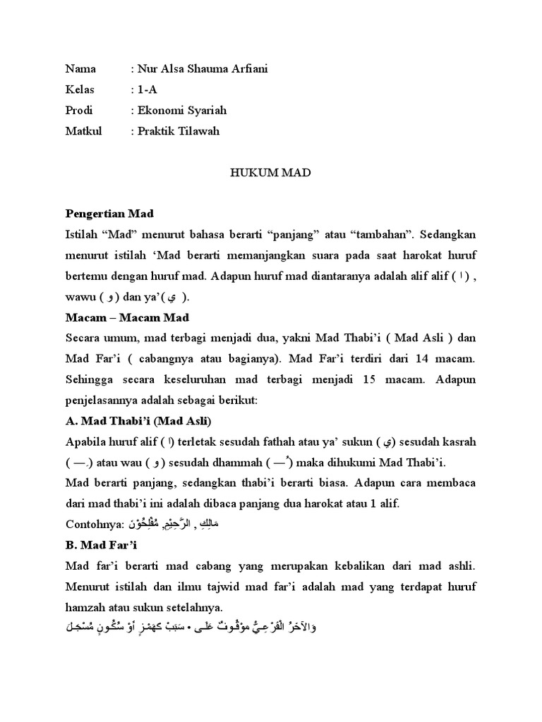 Hukum Mad | PDF