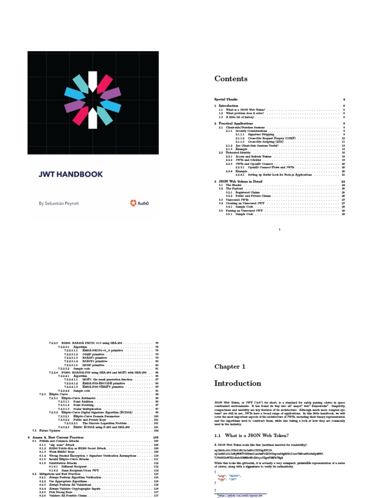 The JWT Handbook 1 | PDF | Http Cookie | Information Age