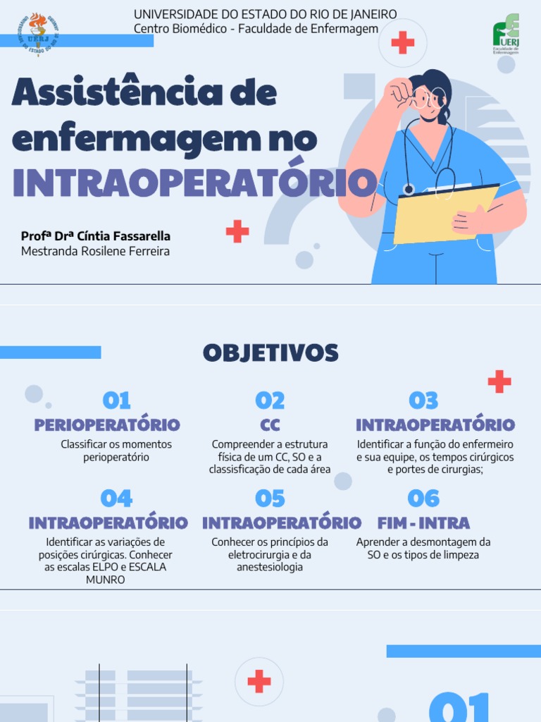 Assistência de Enfermagem No Intraoperatorio | PDF | Anestesia | Remédio