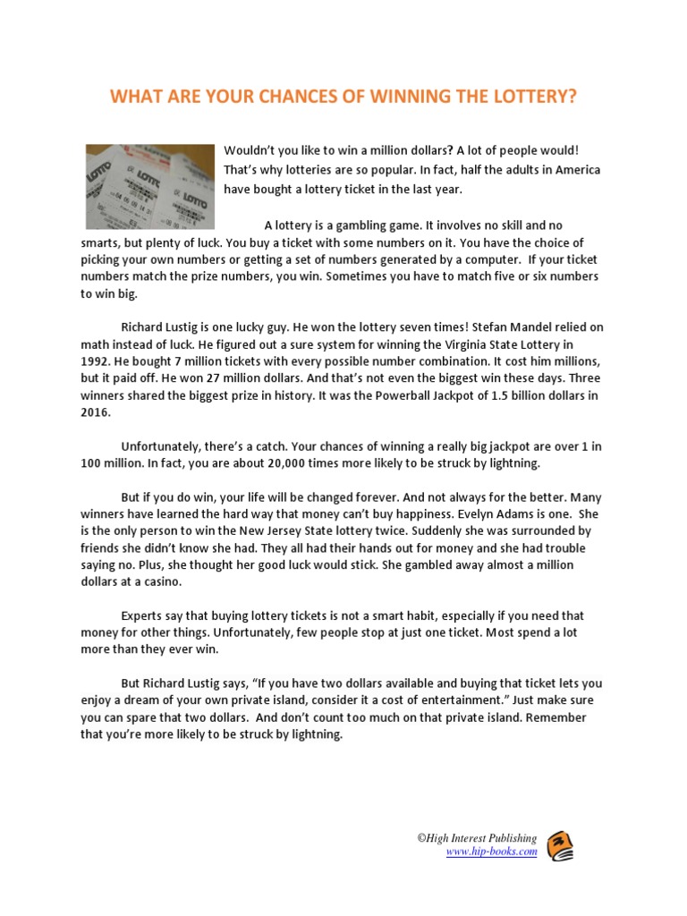 Winning The Lottery | PDF | Powerball | Gambling