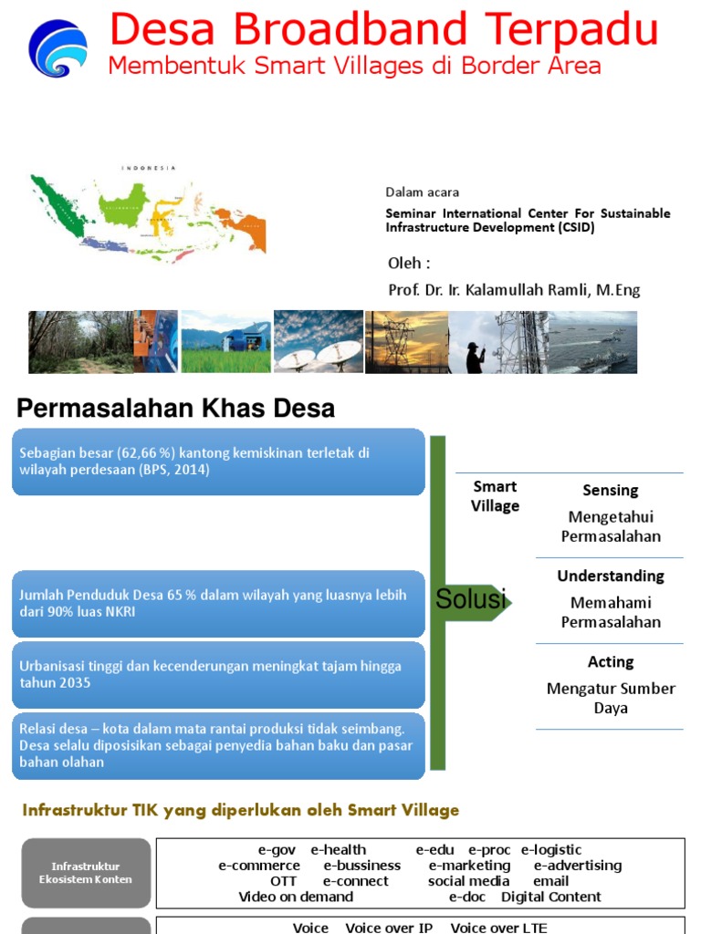 07 Prof Kalamullah Ramli - Desa Broadband Terpadu Membentuk Smart ...