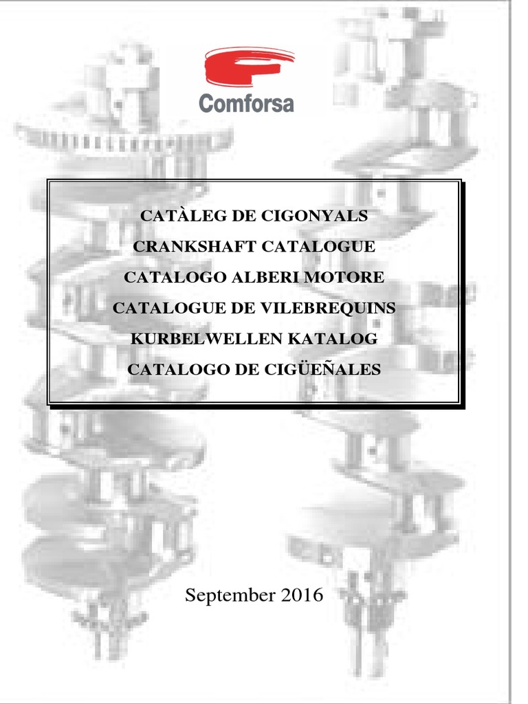 Crankshaft Catalogue Overview | PDF | Engines | V8 Engine