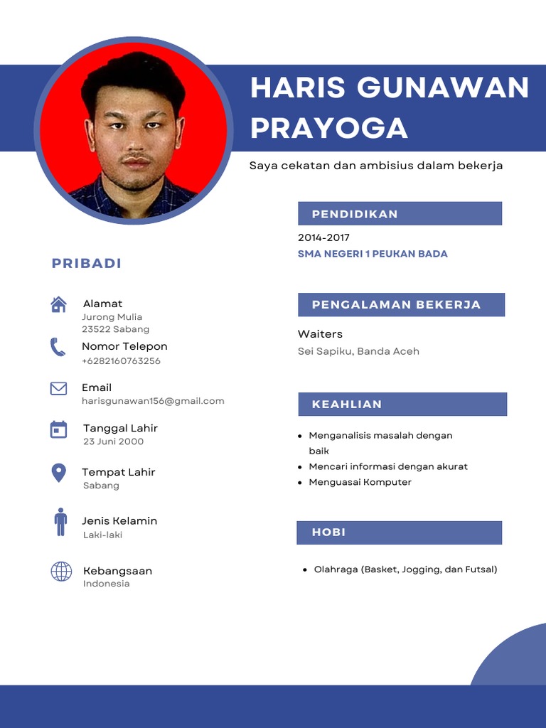 CV Haris | PDF