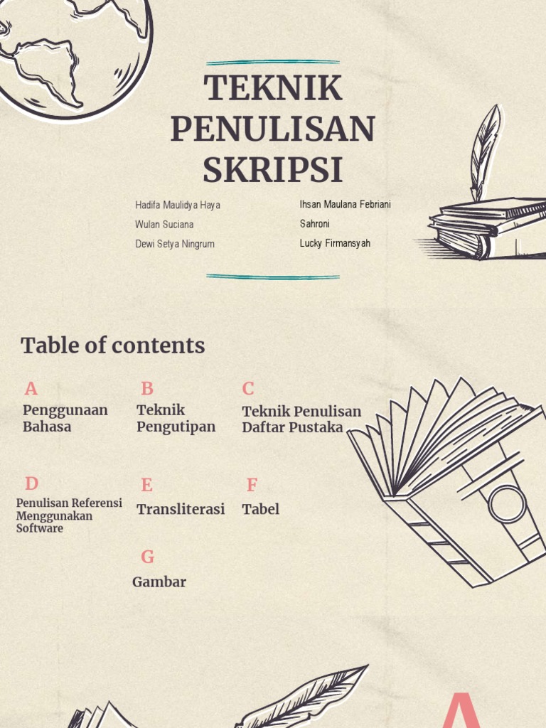 Teknik Penulisan Skripsi Ilmiah | PDF