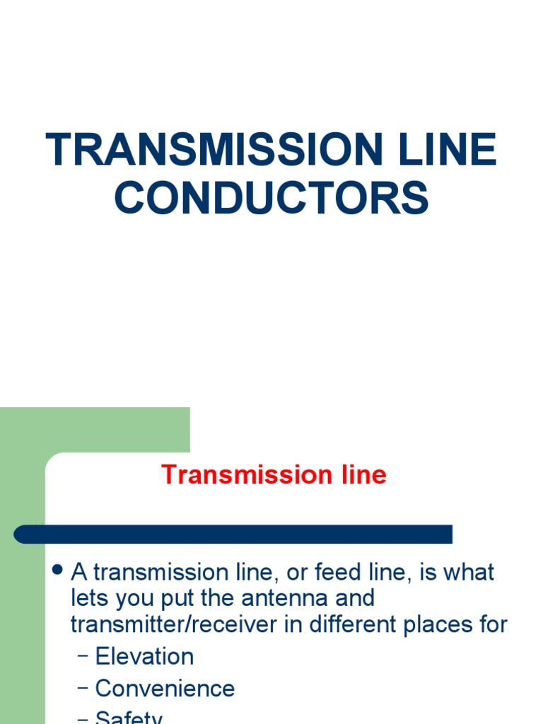 Transmission Line Conductors | PDF | Electrical Conductor | Electrical ...
