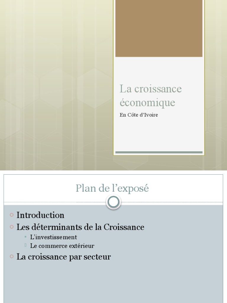 La Croissance Économique | PDF