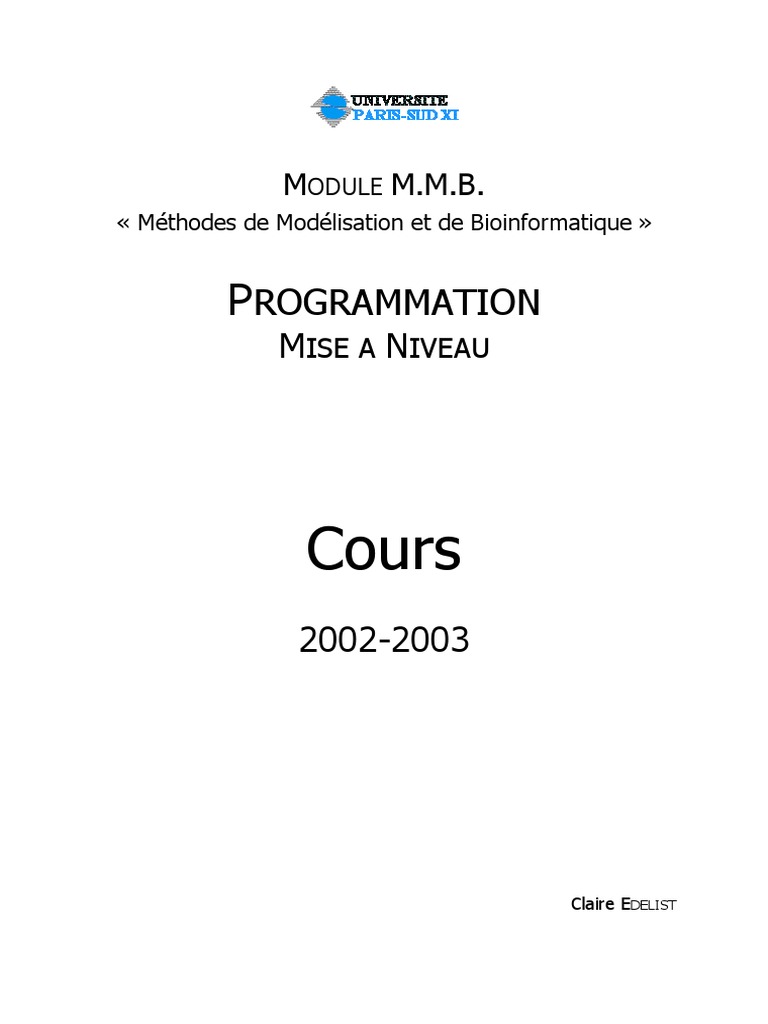 Cours Turbo Pascal - Mise À Niveau (27 Pages) | PDF | Programme informatique | Programmation