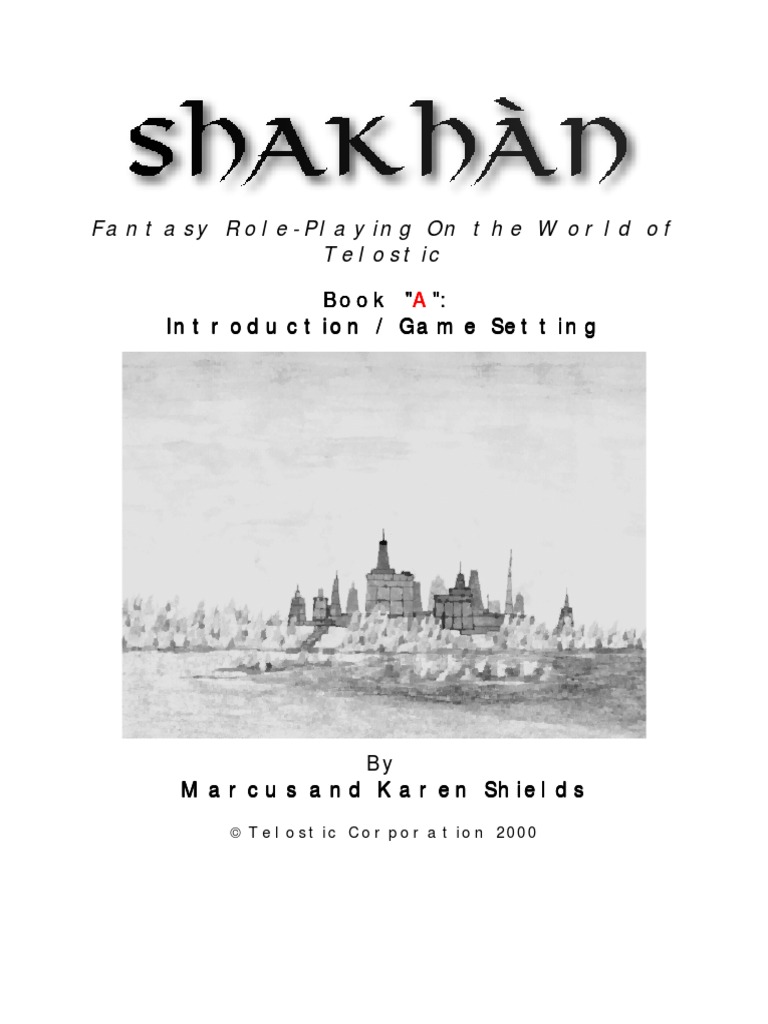 Shakhan September 2000 Book A | PDF | Dungeons & Dragons
