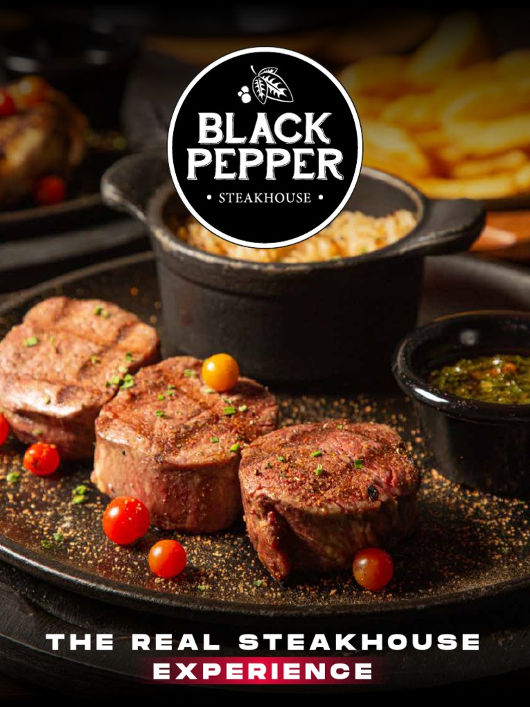 Menu Black-Pepper | PDF | filete | Parilla