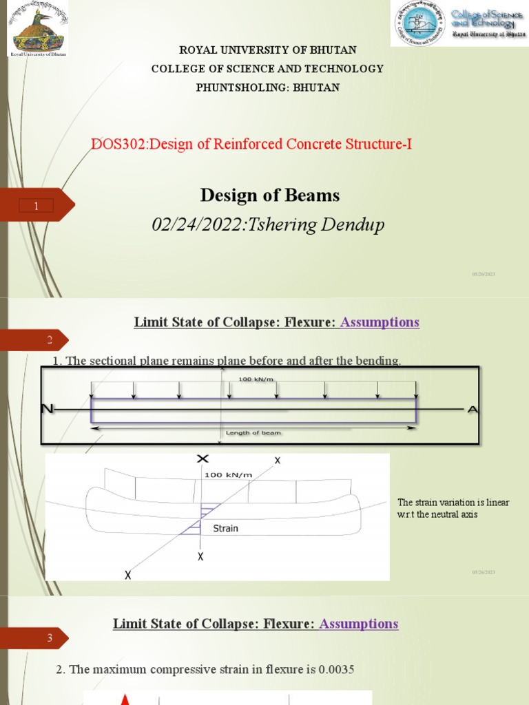 Steel Reinforcement Formulas in RCC | PDF | Bending | Stress (Mechanics)