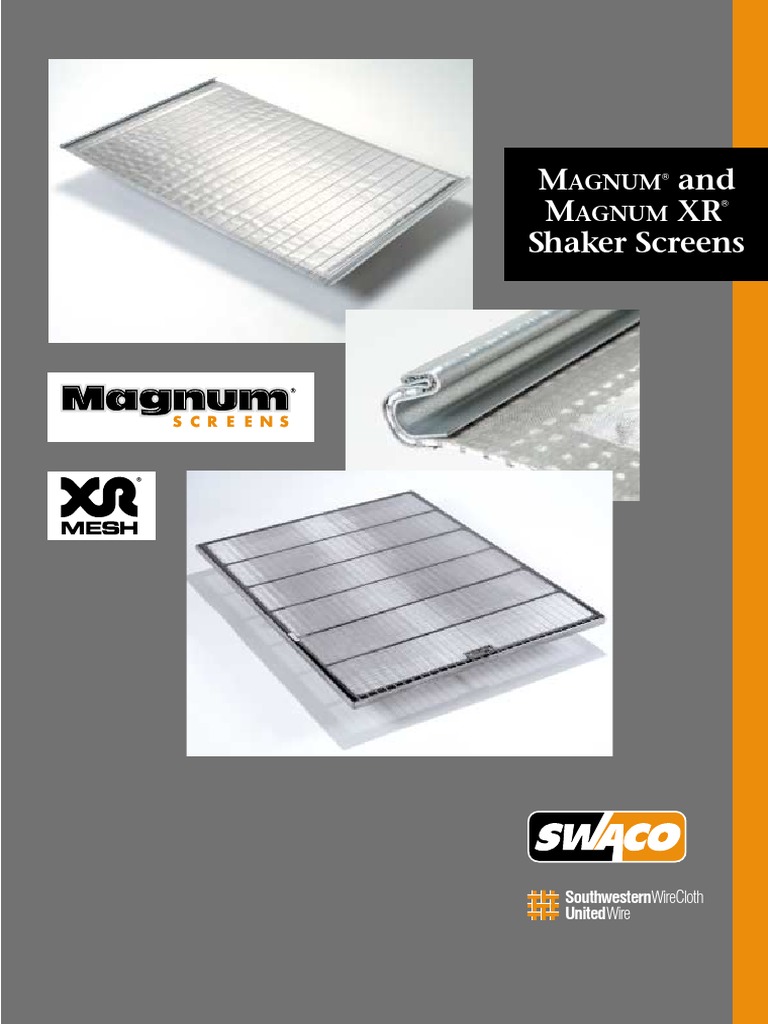 MAGNUM Screens Brochure | PDF | Wire | Metals