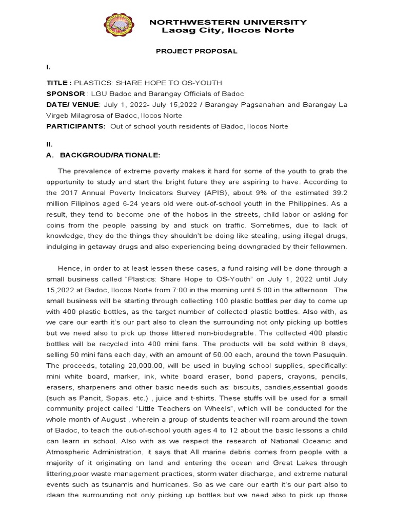 Fagarang - Project Proposal | PDF