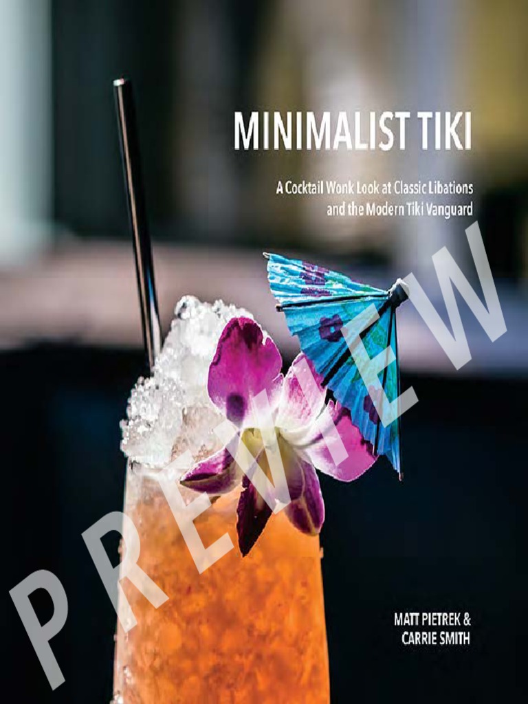 Minimalist Tiki Preview 2101 | PDF | Cocktails | Drink
