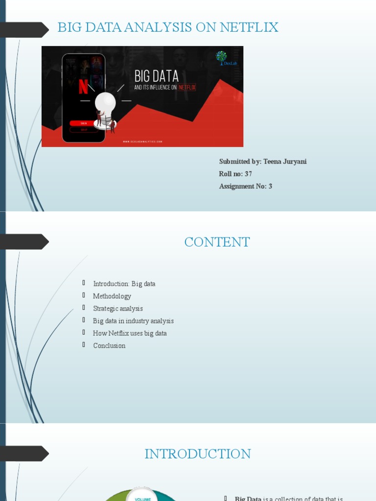 Big Data Analysis On Netflix | PDF | Big Data | Analytics