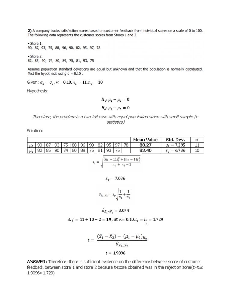 Exercise 04APR2023 QEM 1004-2 | PDF