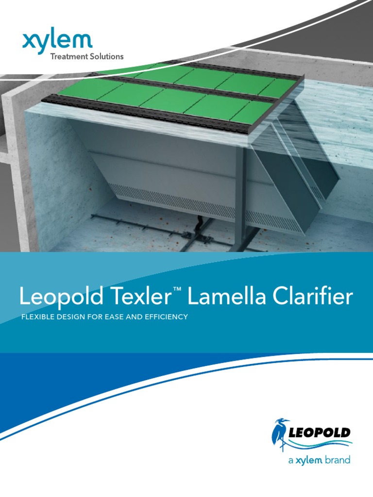 Lamella Clarifier Leopold Texler | PDF | Hydraulic Engineering | Environmental Technology