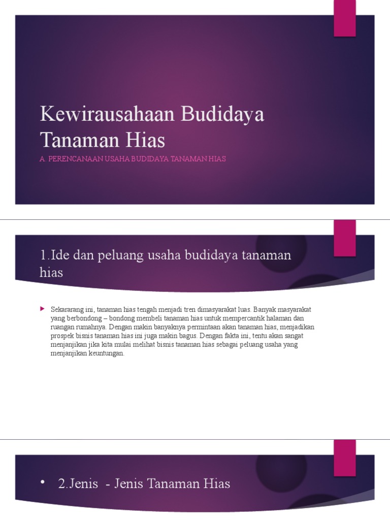Presentasi | PDF | Griya & Taman
