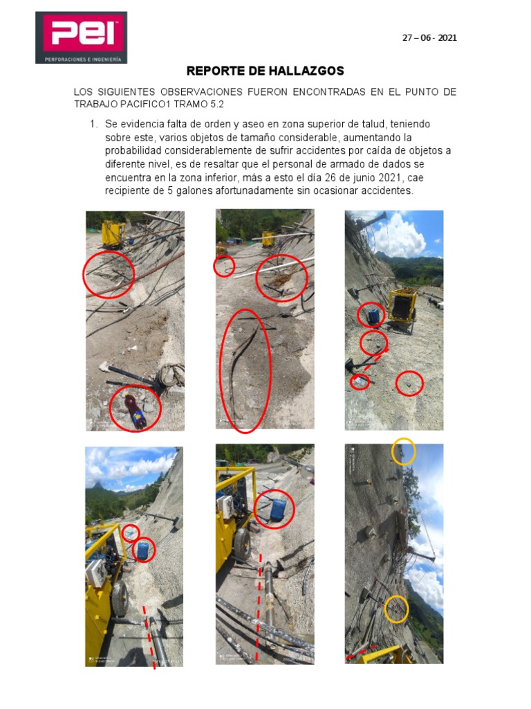 Reporte de Hallazgos | PDF