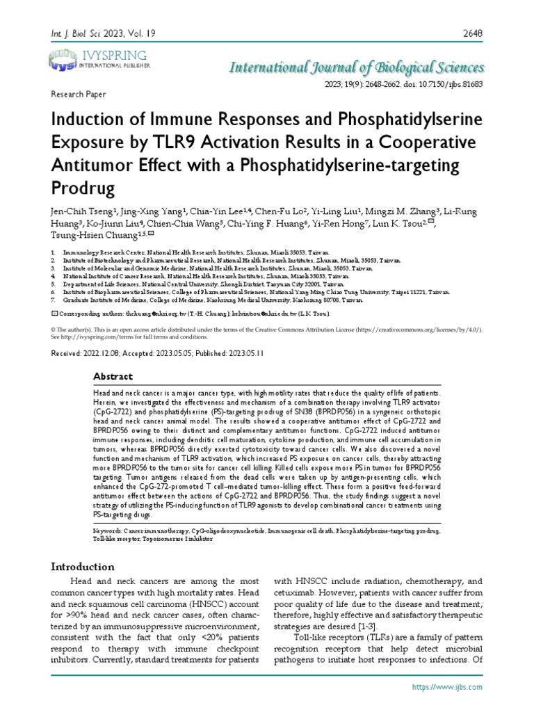 Jurnal Biosel | PDF | Interferon | Toll Like Receptor