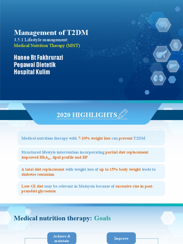 Effective MNT Strategies for T2DM Management | PDF | Dieting | Sugar ...