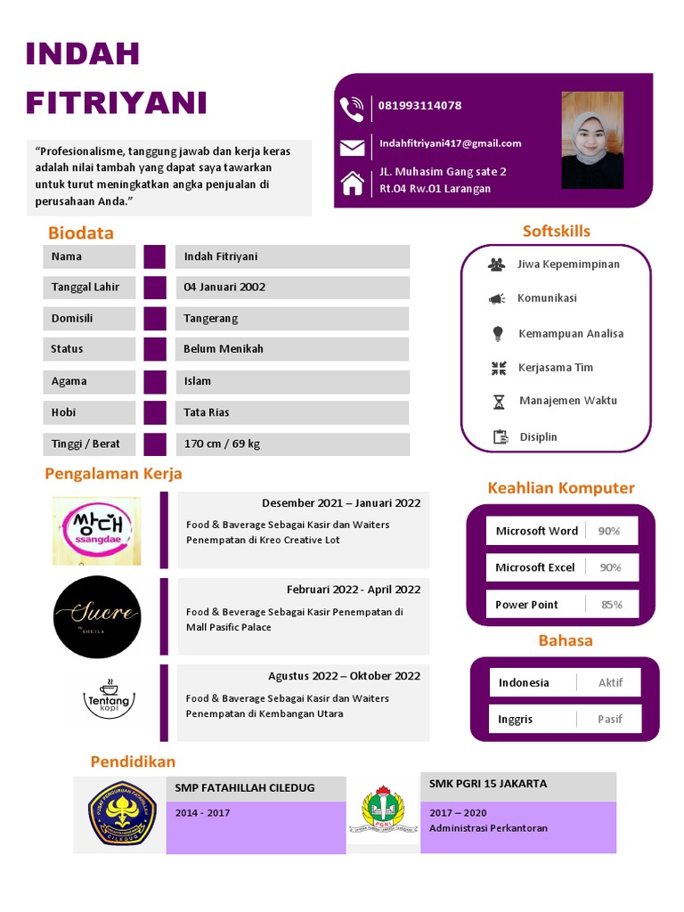 CV. Indah Fitriyani | PDF