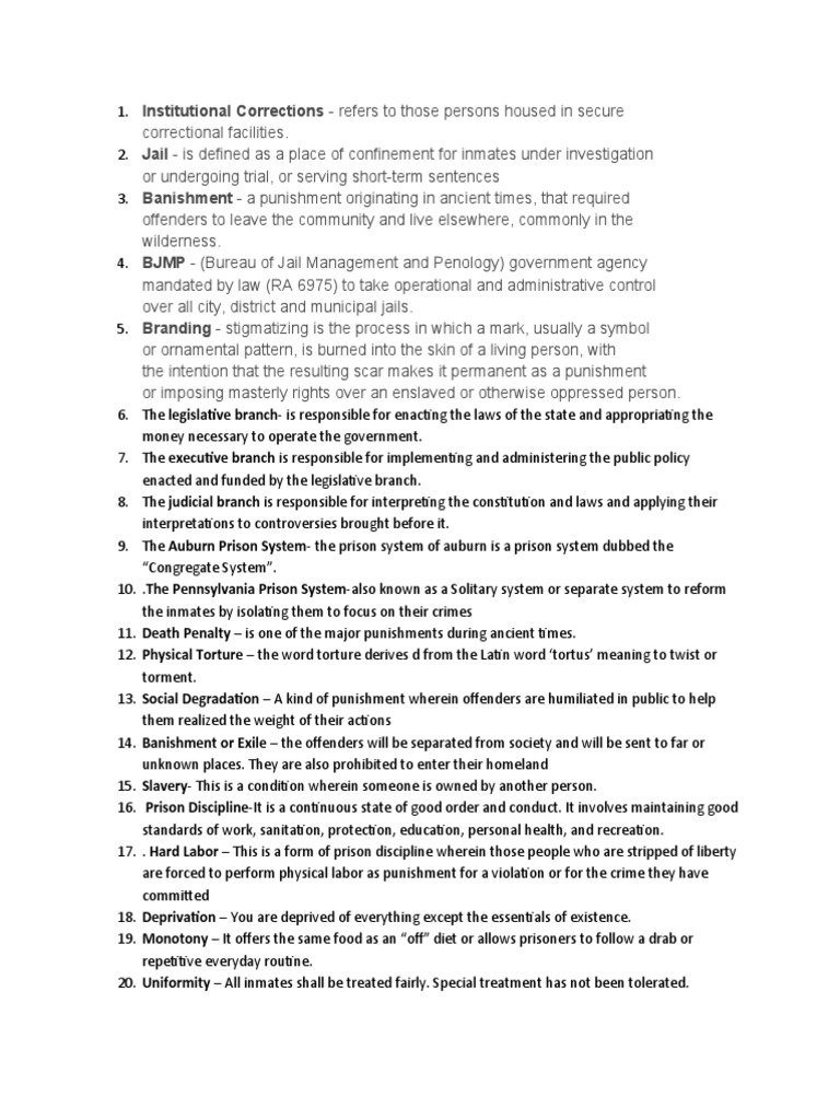 3 | PDF | Prison | Punishments