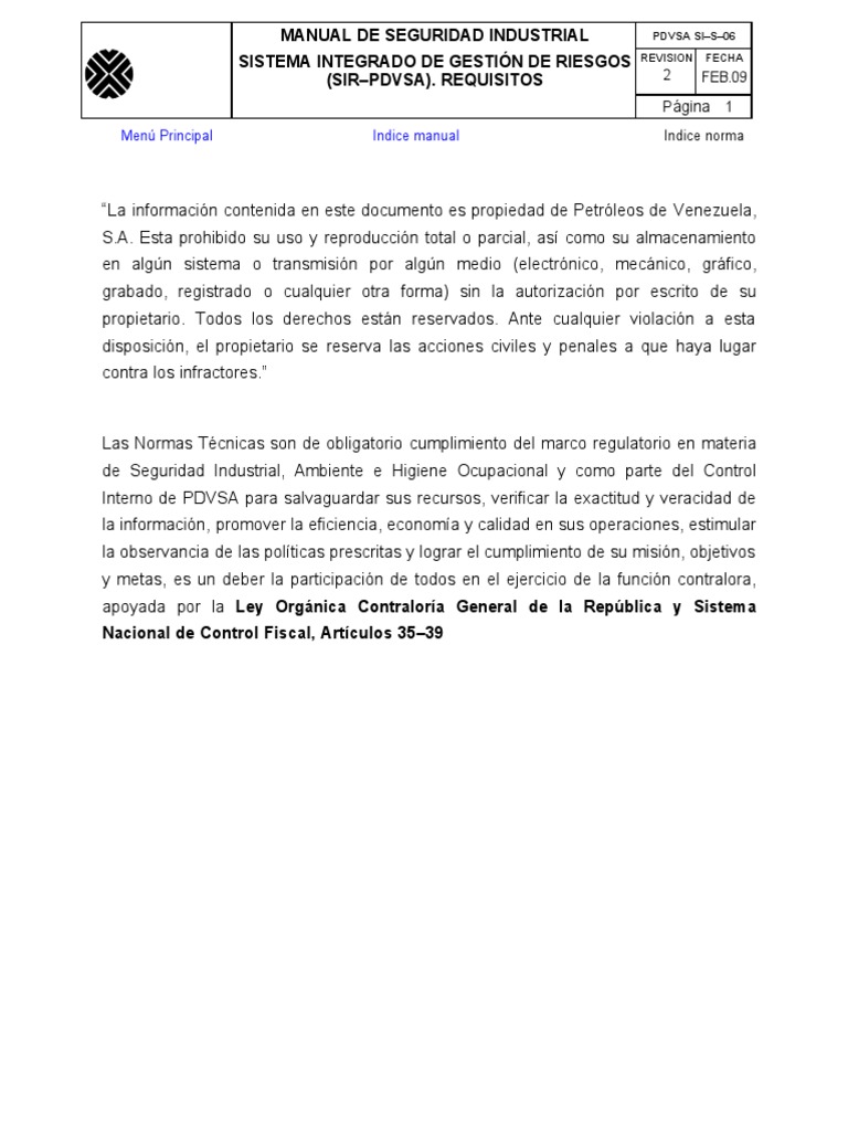 Manual de Seguridad Industrial | PDF