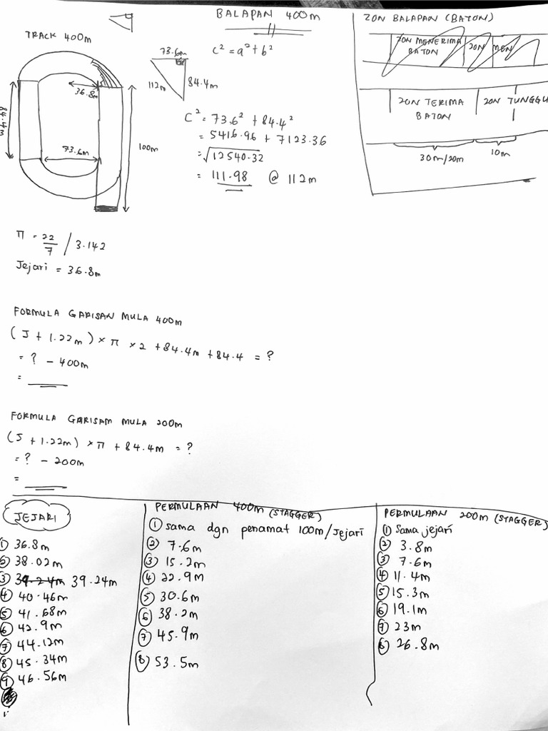 TRACK 400m | PDF