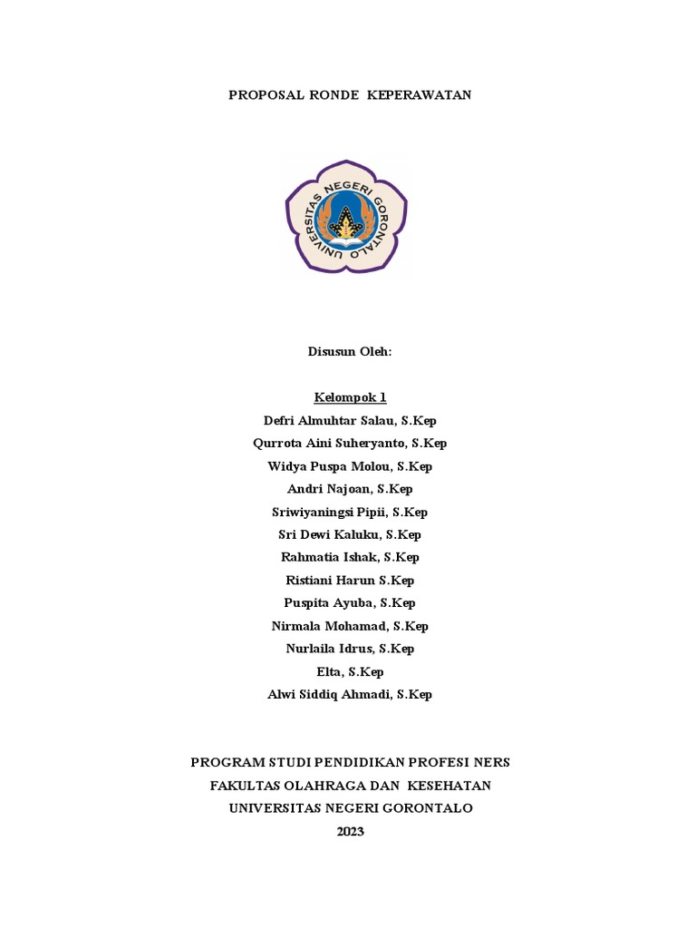 Proposal Ronde | PDF