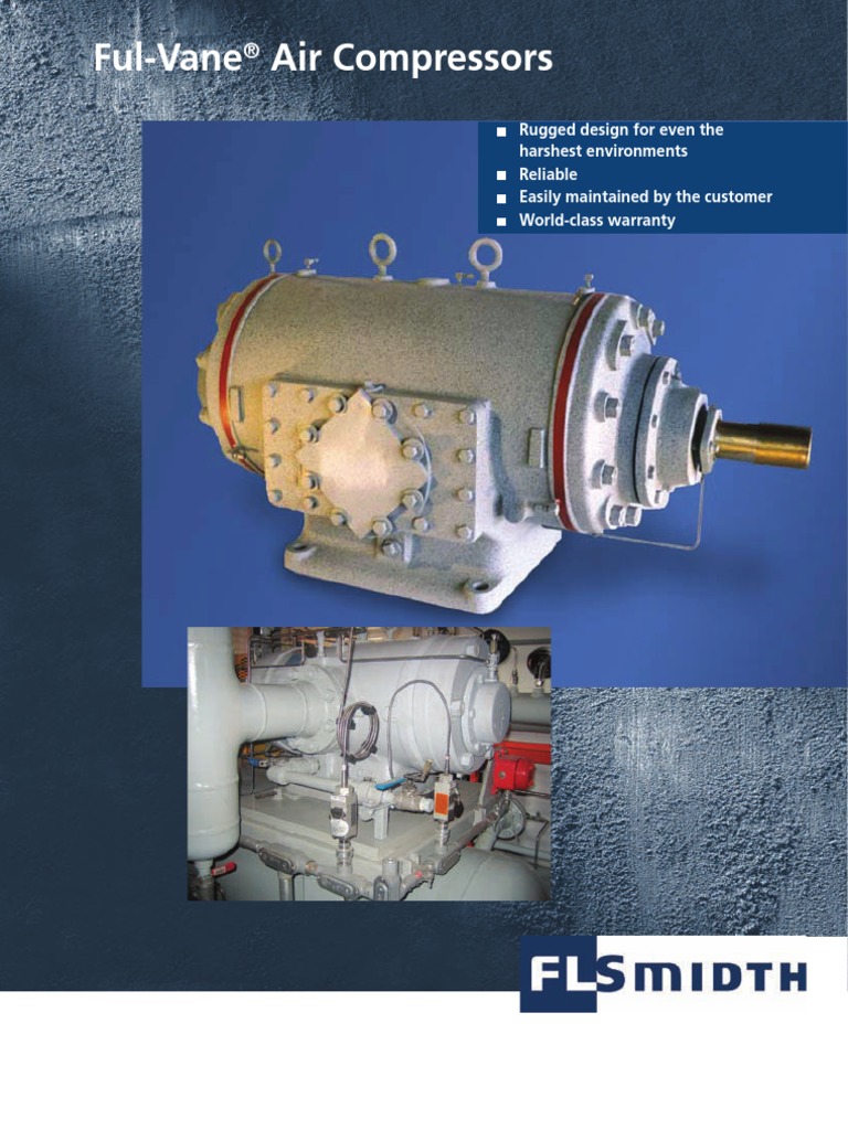 Ful Vane Air Compressors | PDF | Horsepower | Bearing (Mechanical)
