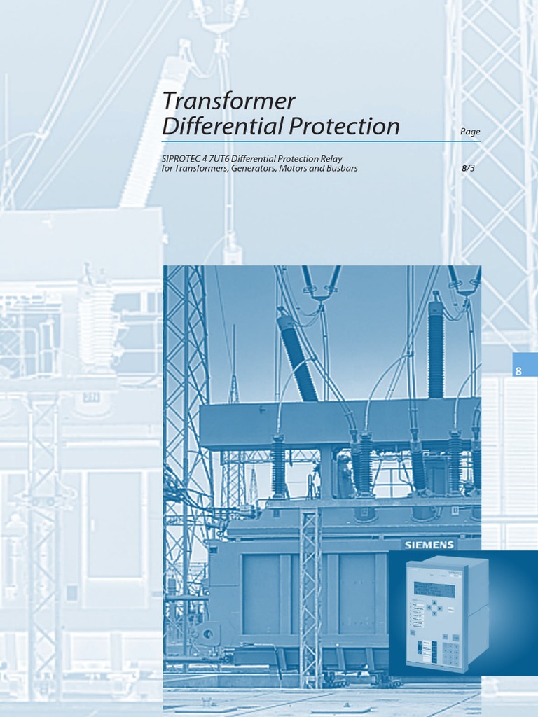 7UT612 Catalog SIP-2006 08b en | PDF | Transformer | Relay