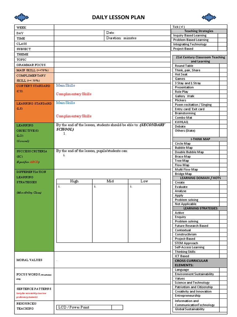 Copy of Lesson Plan Microteaching | PDF | Lesson Plan | Learning