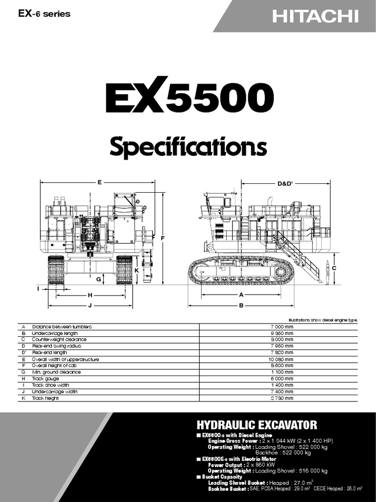 Pala Hitachi Ex 5500 | PDF | Pump | Engines