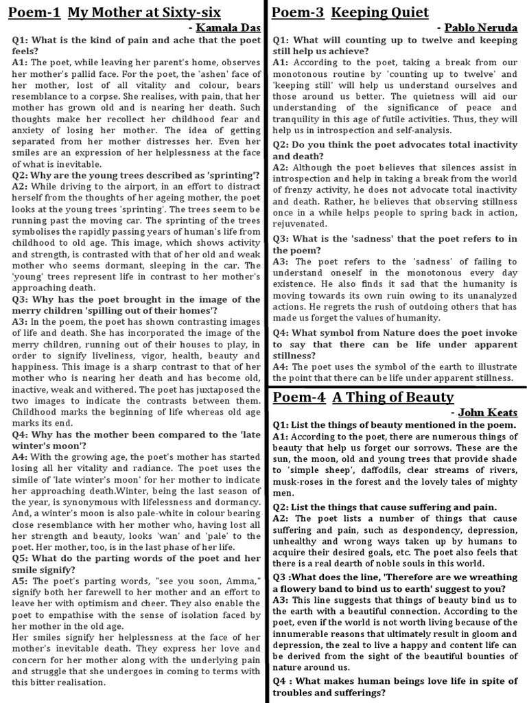 Poem - 1,3,4,5,6 & Vistas - 1,2,3 | PDF | Antarctica | Earth