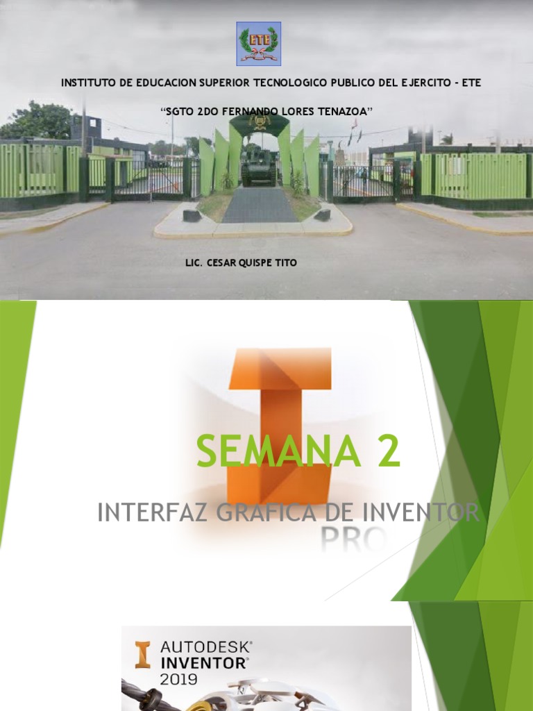 Semana 2 Intefaz Inventor | PDF | Archivo de computadora | Ventana ...