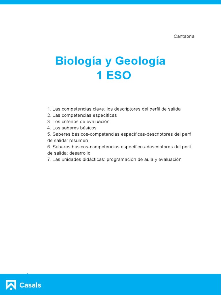 Biología y Geología 1 ESO Cantabria | PDF | Sustentabilidad | Derechos humanos