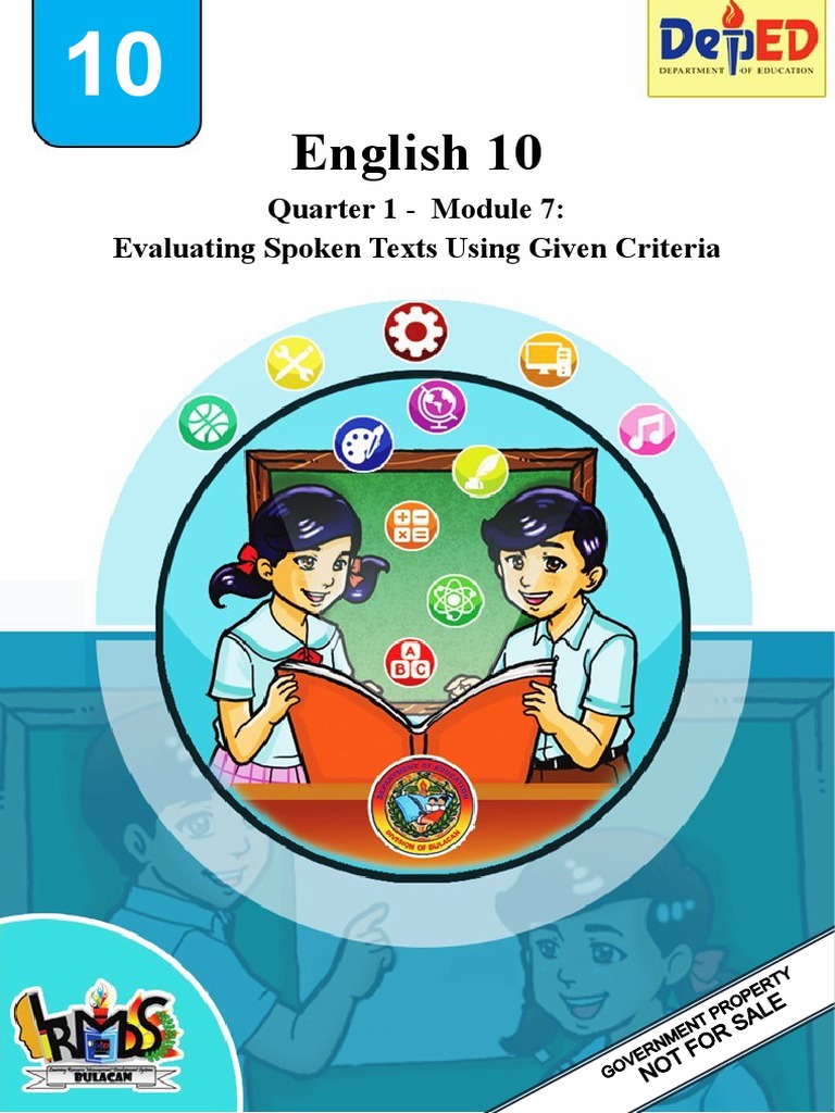 FINAL English 10 Q1 Module 7 | PDF | Fluency | Learning