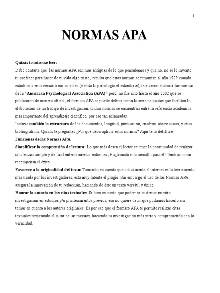 Guía Completa de Normas APA | PDF | Archivo de computadora | Estilo apa