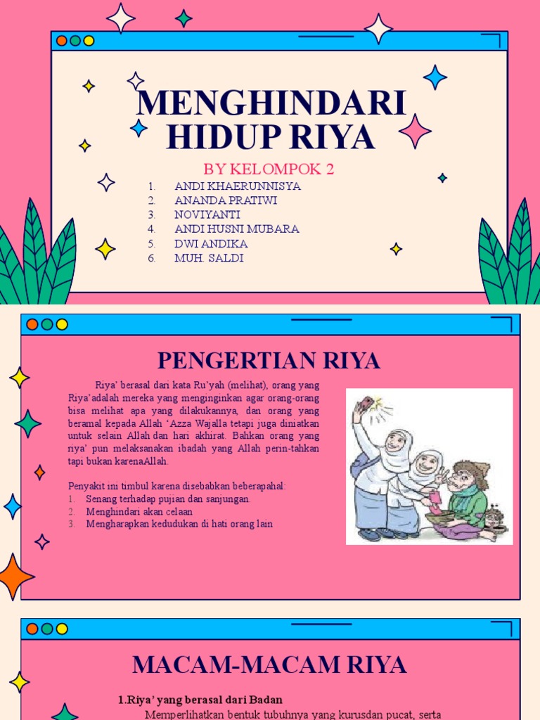 Bahaya dan Cara Menghindari Riya | PDF | Gaya Hidup