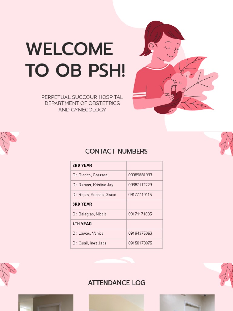 OB PSH Endorsement | PDF | Childbirth | Health Care