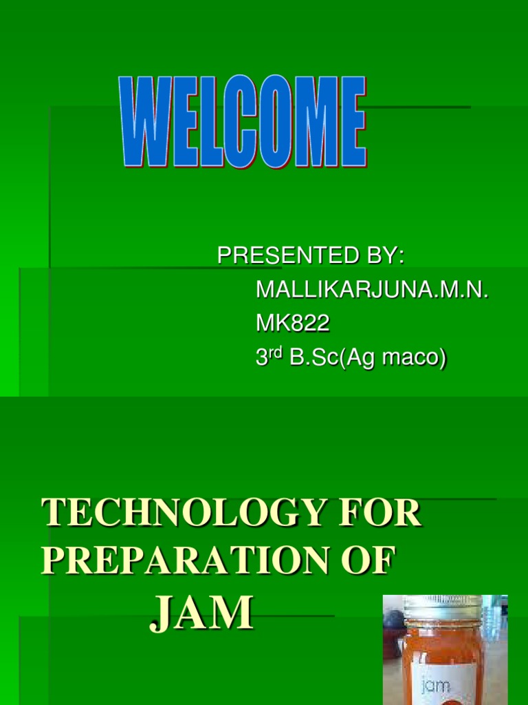 Preparation of Jam A | PDF | Fruit Preserves | Foods