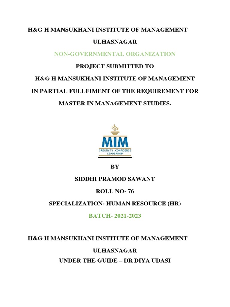 Ngo Black Book Sid Final | PDF | Non Governmental Organization ...