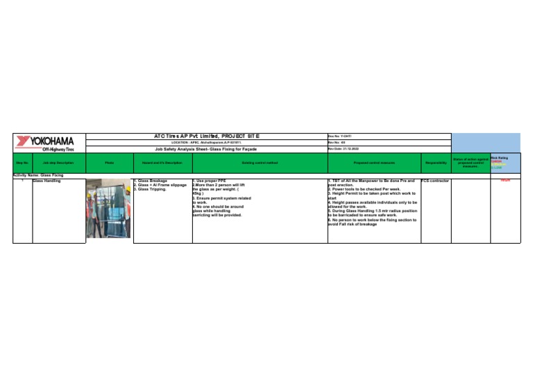 01 Sample Jsa For Grading & Backfilling (Hindi, Eng & Telugu) | PDF ...