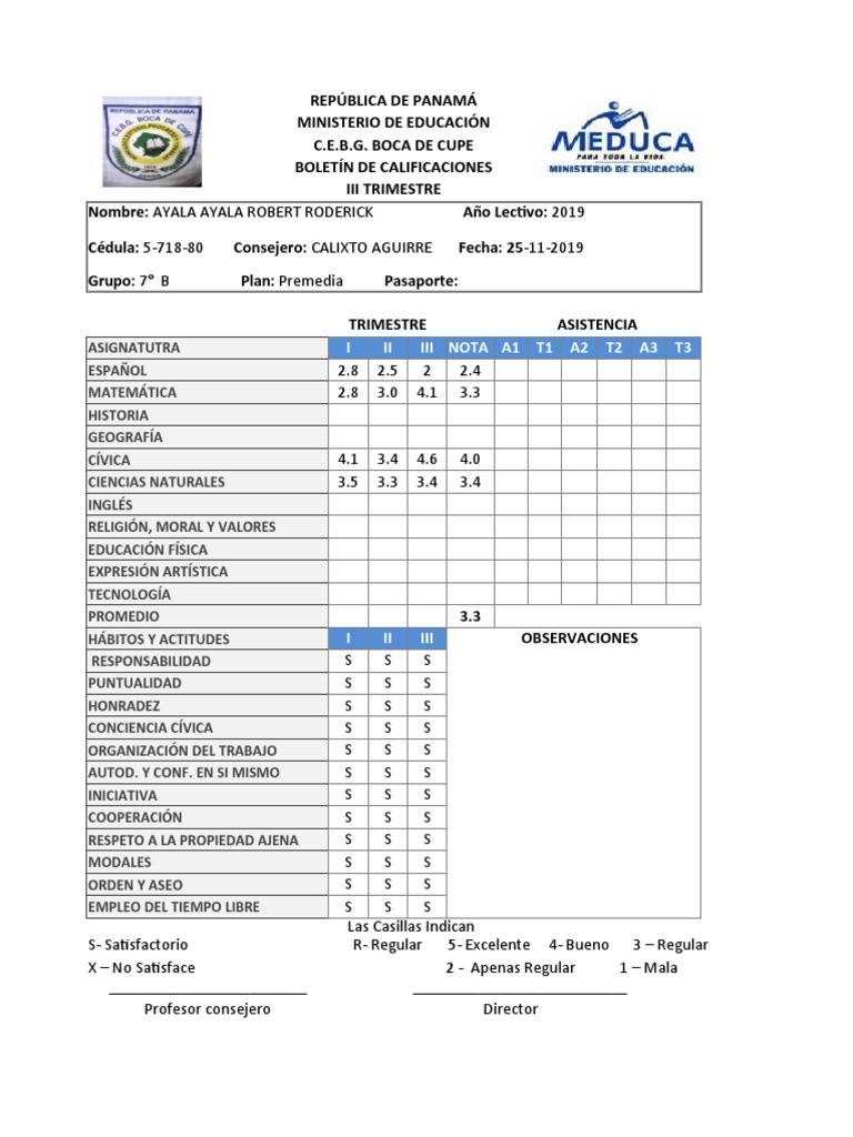 Formato de Boletín | PDF
